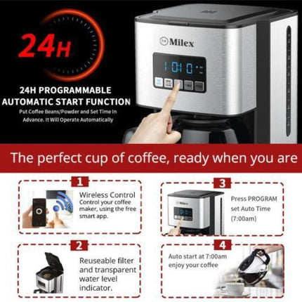 Milex Wi-Fi Coffee Machine MCM004 for Sale - ️View Prices Online